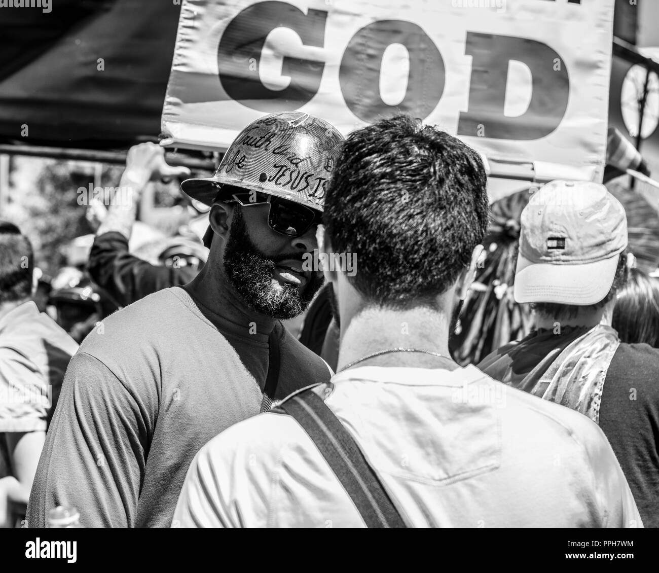 Christian protester hi-res stock photography and images - Alamy