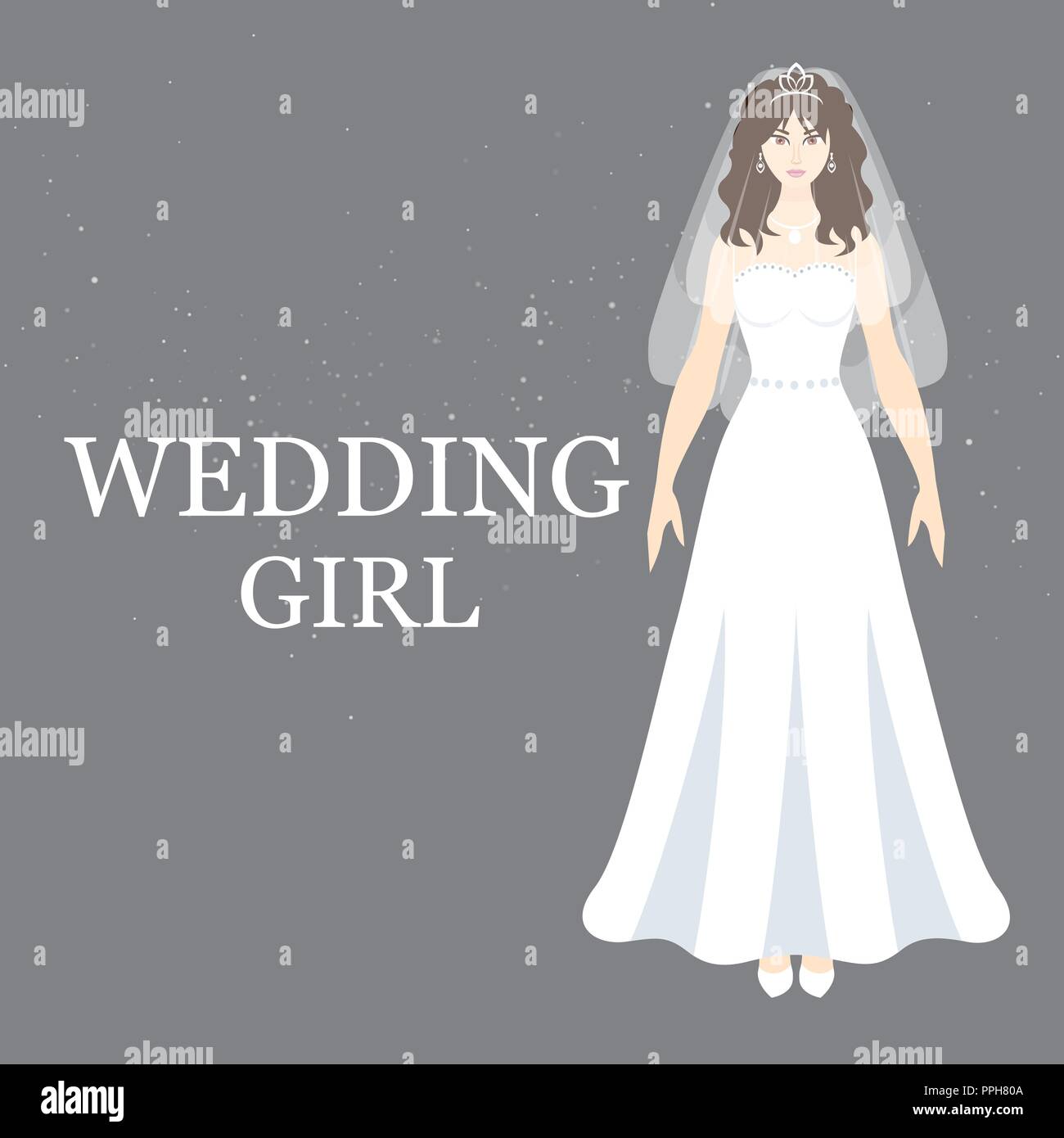 Princess wedding bouquet Stock Vector Images - Alamy