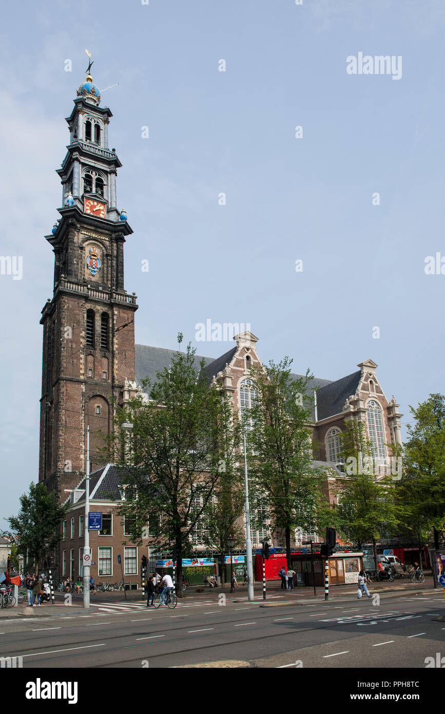 Westerkerk (The Western Church ) - the biggest church in Amsterdam ...