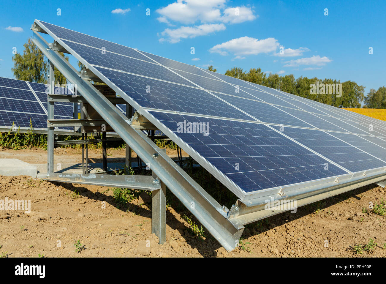 Solar photovoltaic modules using renewable solar energy. Alternative ...