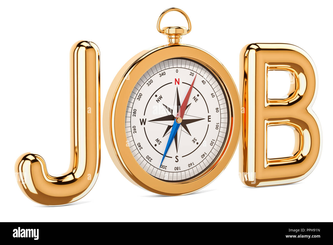 Direction route searching concept Cut Out Stock Images & Pictures - Alamy