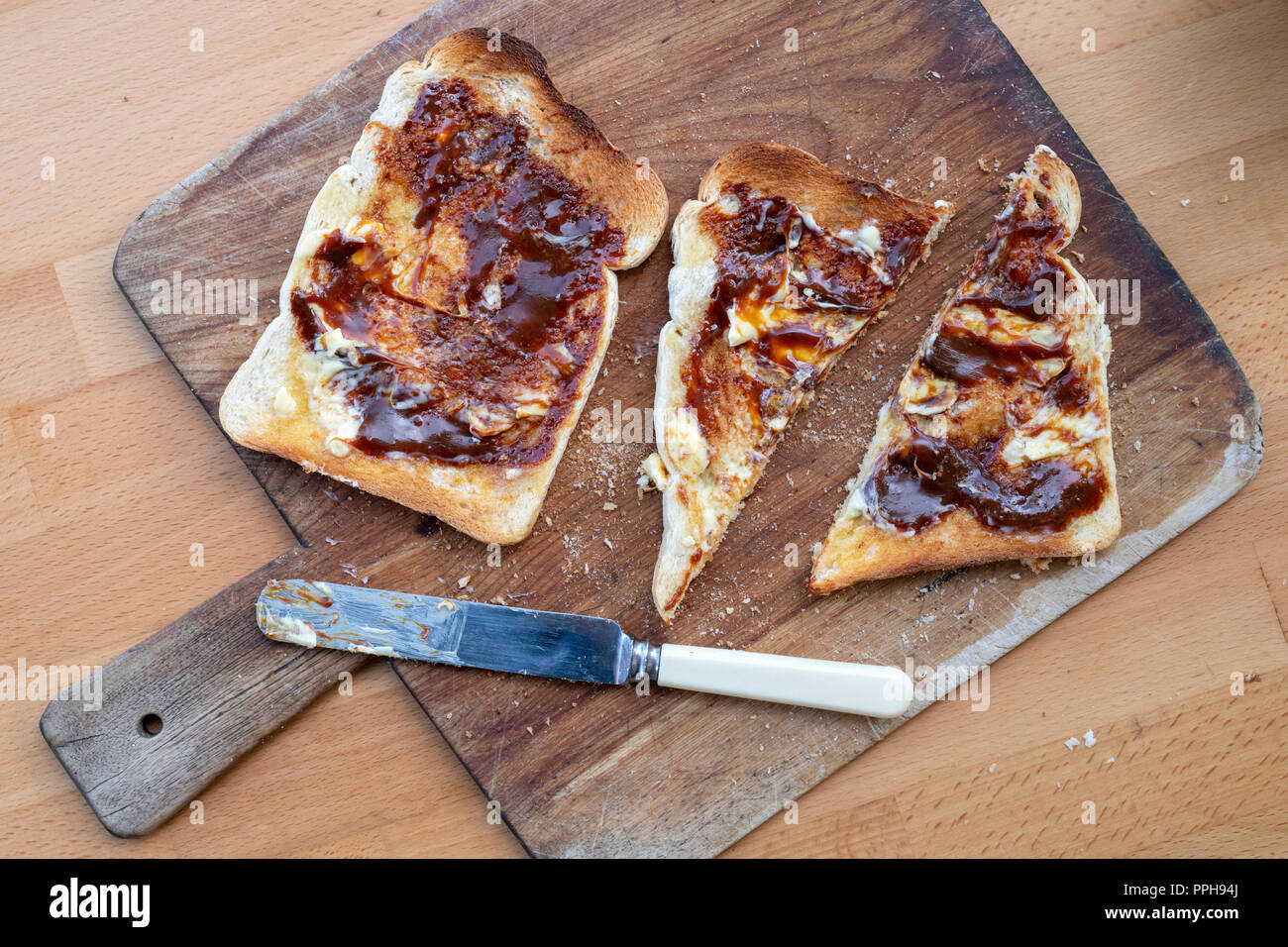 Brown toast marmite hi-res stock photography and images - Alamy
