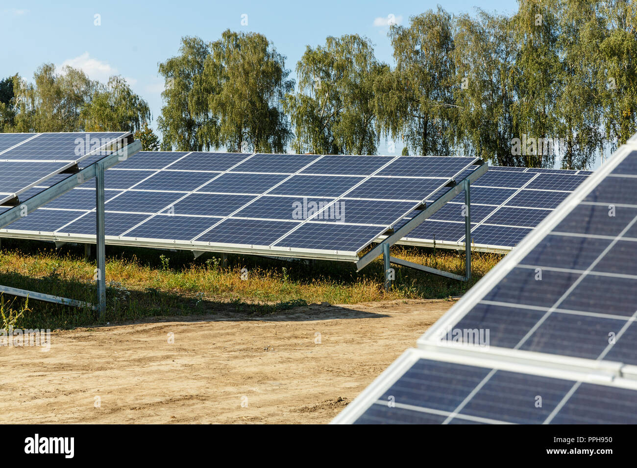 Solar photovoltaic modules using renewable solar energy. Alternative ...