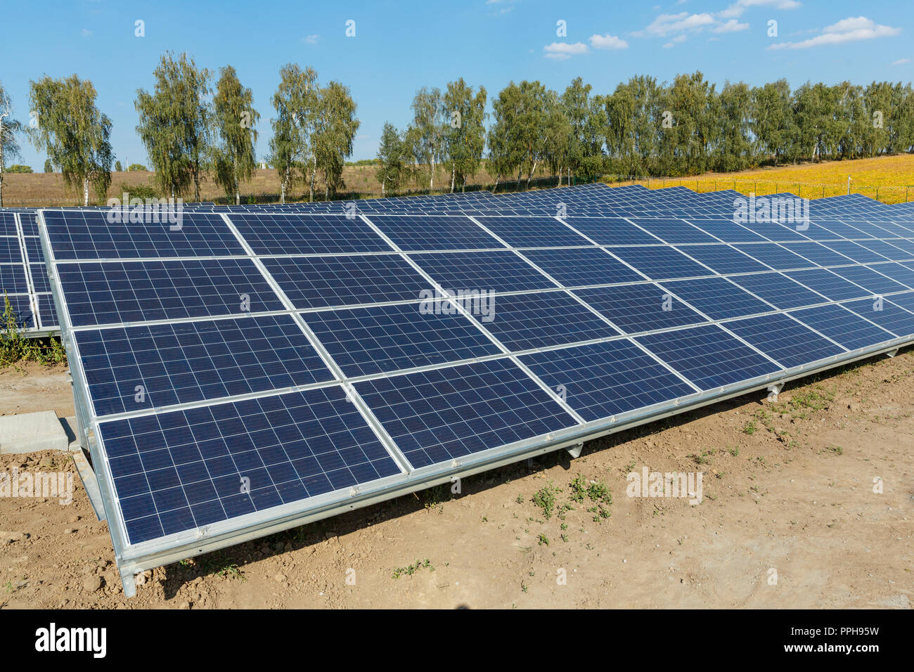 Solar photovoltaic modules using renewable solar energy. Alternative ...