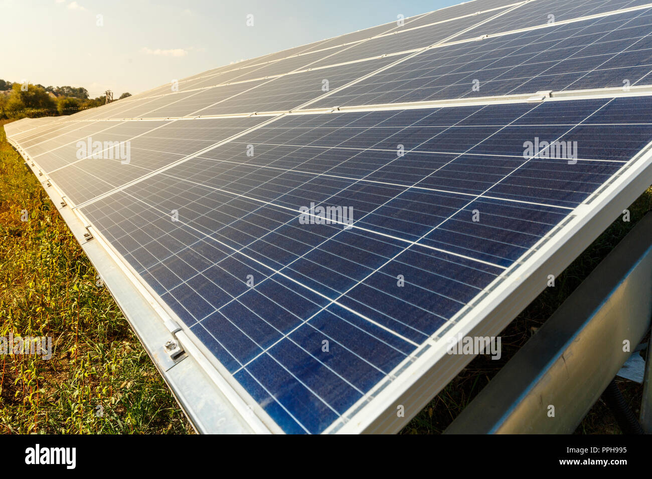 Solar photovoltaic modules using renewable solar energy. Alternative ...