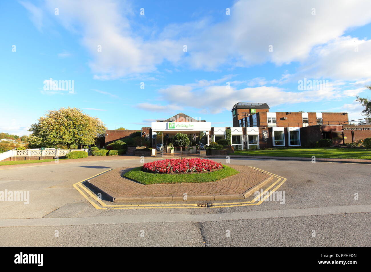 Holiday Inn entrance exterior , Garforth, Leeds , West Yorkshire Stock ...