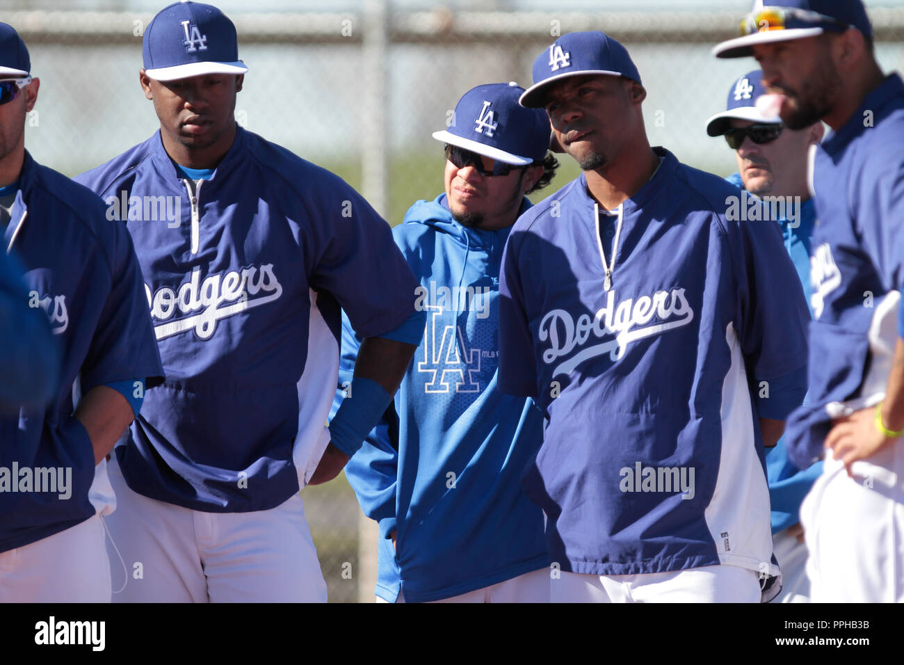 Alfredo amezaga of Los Angeles Dodgers,during Spring Trainig 2013 ...
