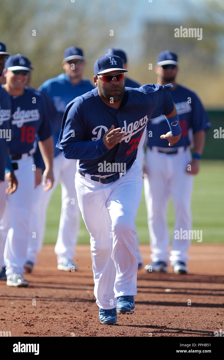 Ramon Castro of Los Angeles Dodgers,during Spring Trainig 2013 ...