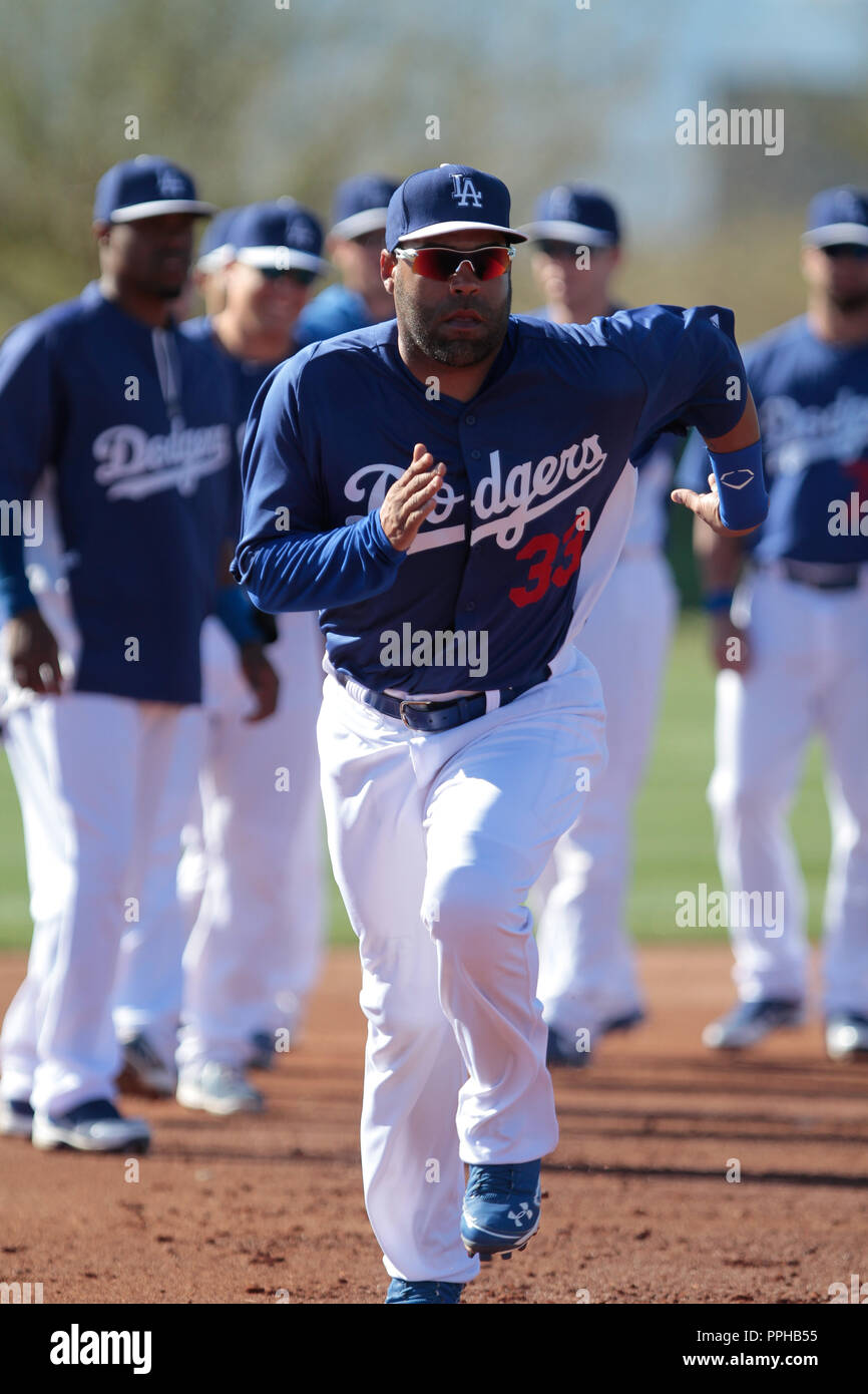 Ramon Castro of Los Angeles Dodgers,during Spring Trainig 2013 ...