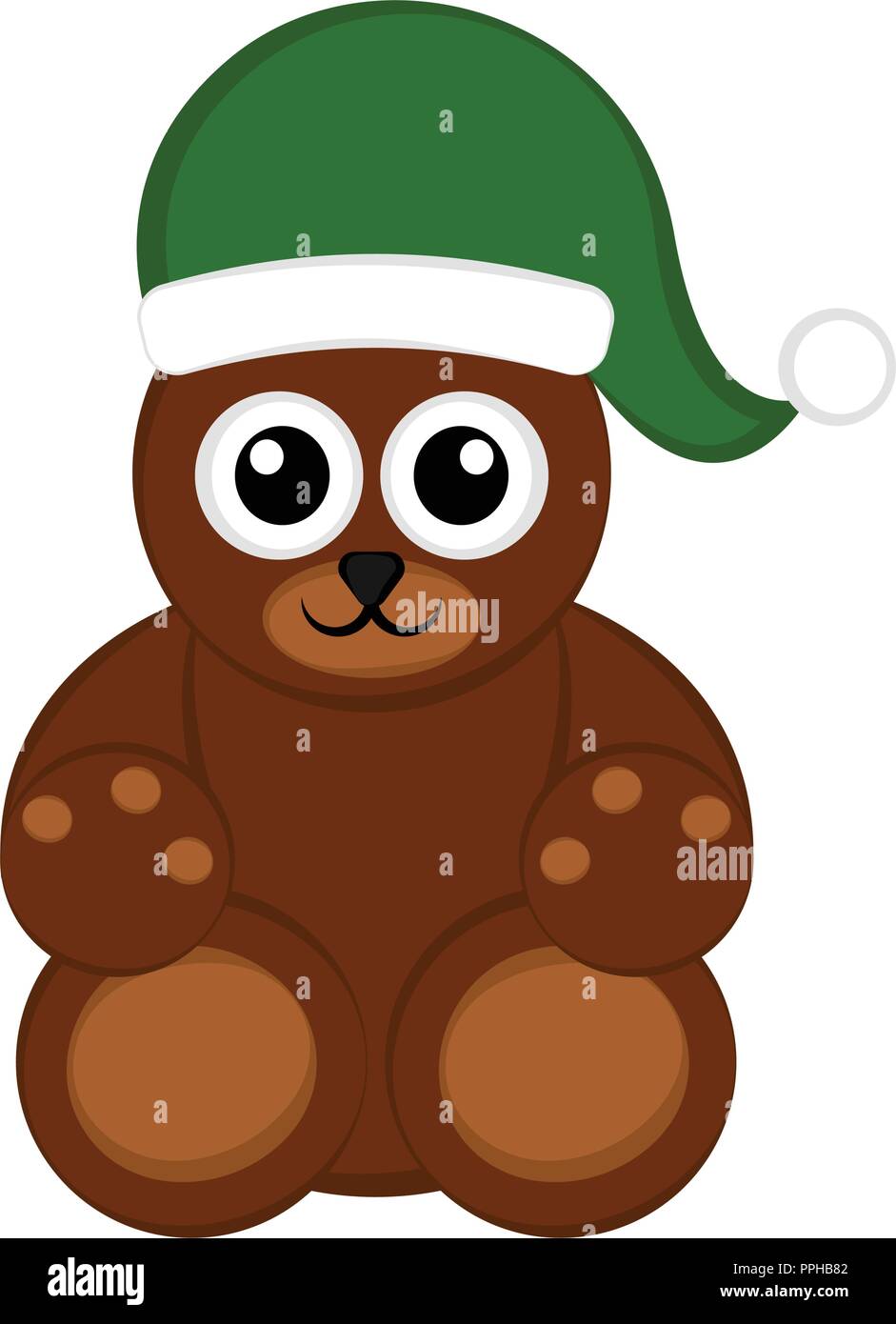 Christmas bear cartoon character Stock Vector Image & Art - Alamy