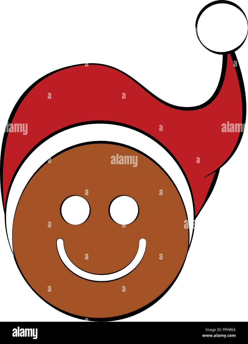 Christmas cute gingerbread cookie avatar Stock Vector Image & Art - Alamy
