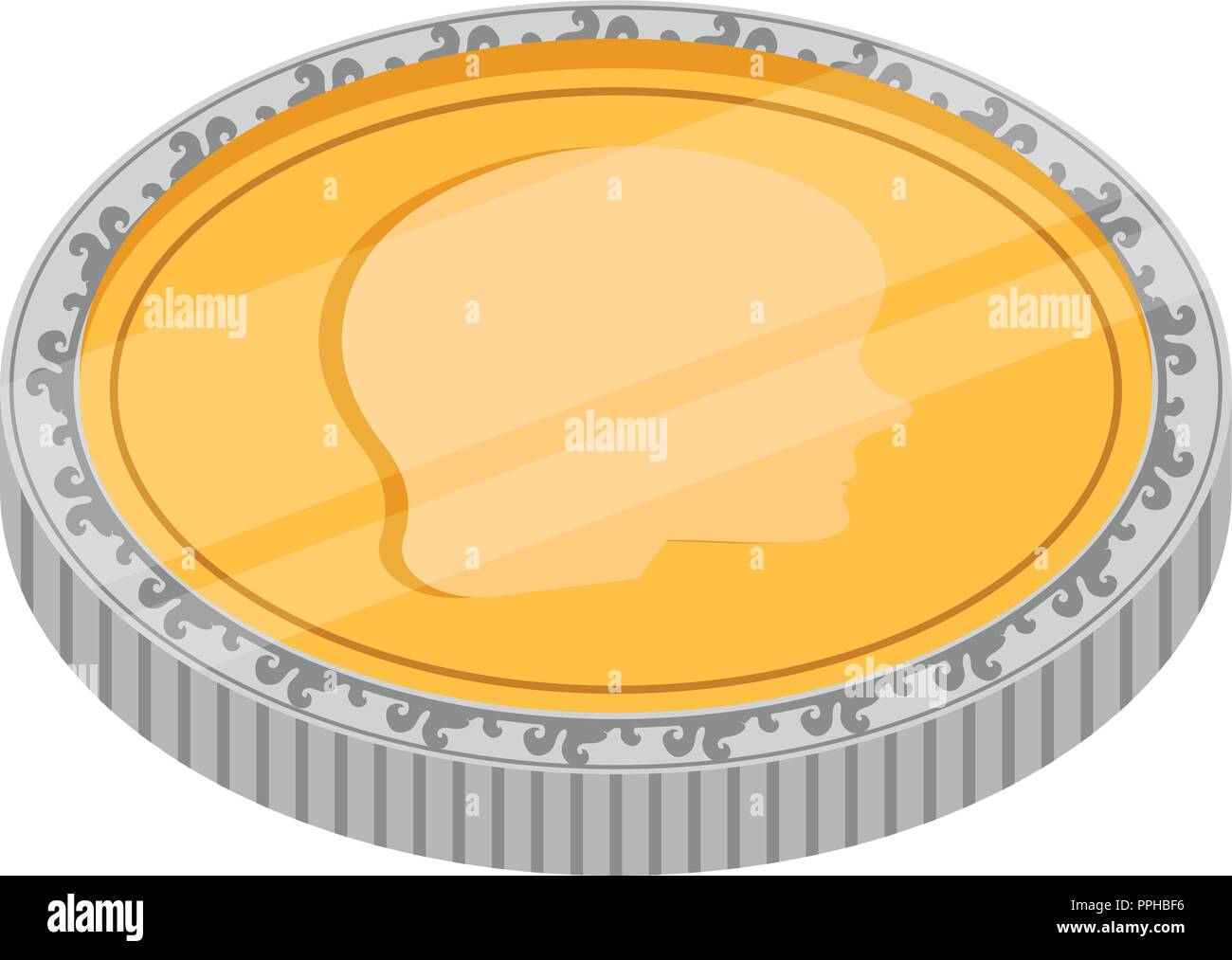 Isolated golden coin icon Stock Vector Image & Art - Alamy