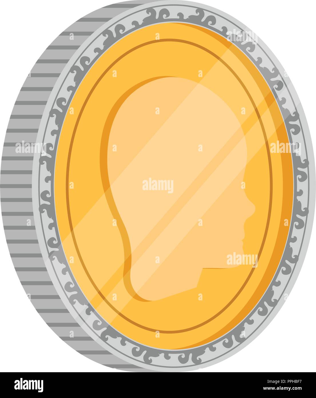 Isolated golden coin icon Stock Vector Image & Art - Alamy