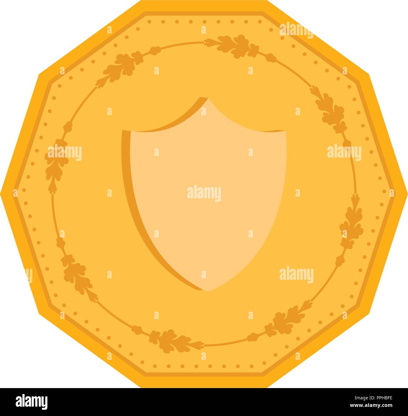 Isolated golden coin icon Stock Vector Image & Art - Alamy