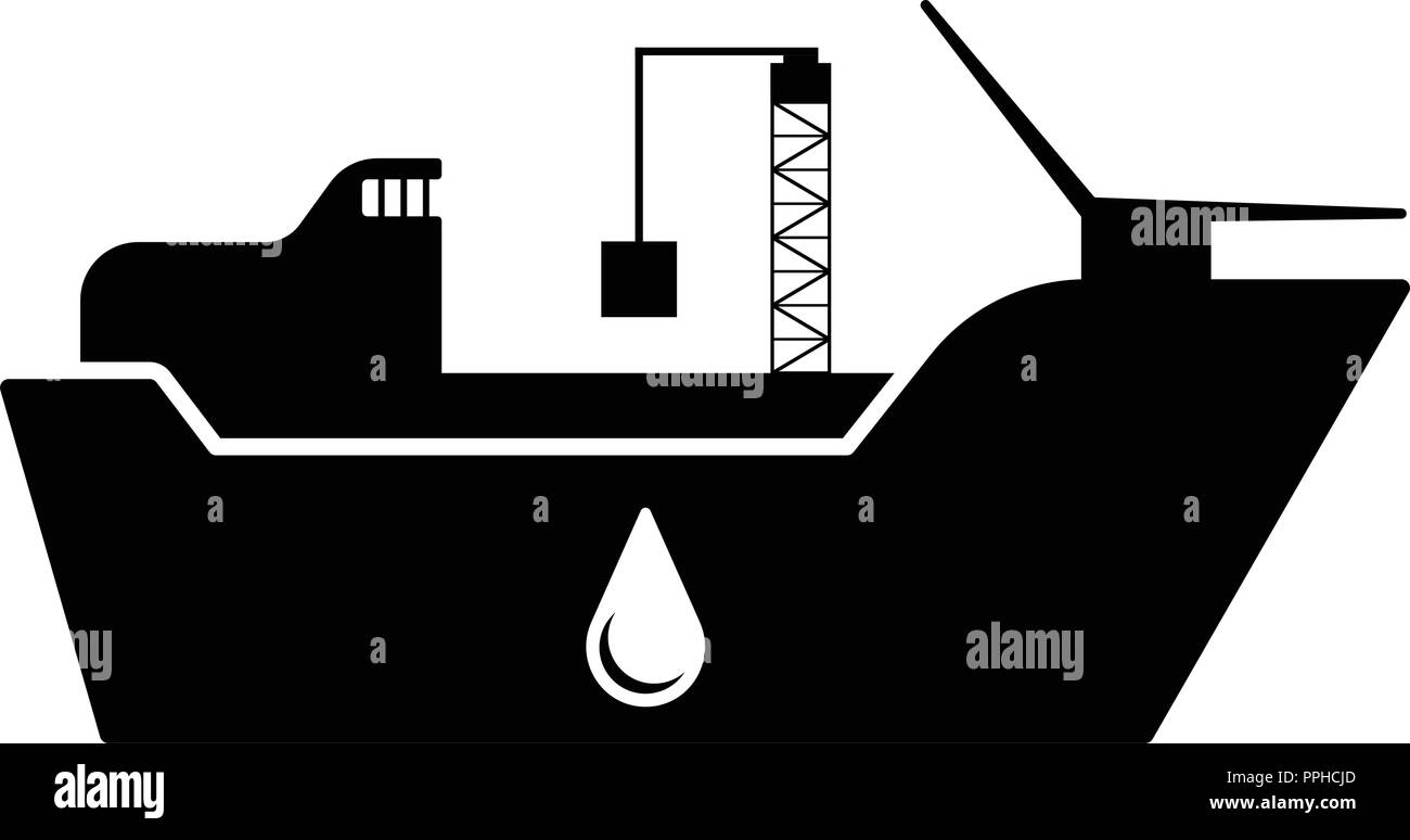 Isolated oil transportation ship Stock Vector Image & Art - Alamy