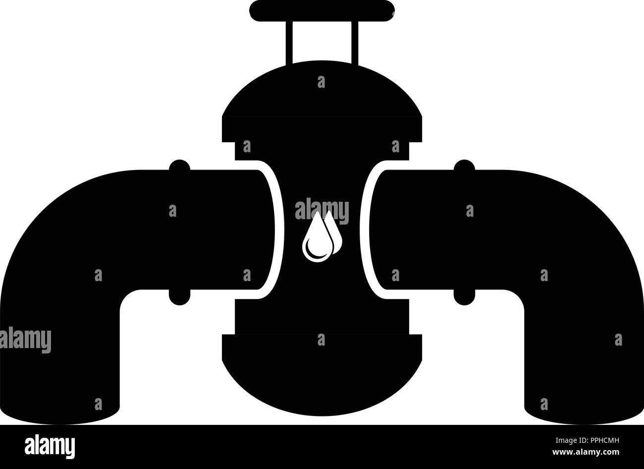 Isolated oil pipelines icon Stock Vector Image & Art - Alamy