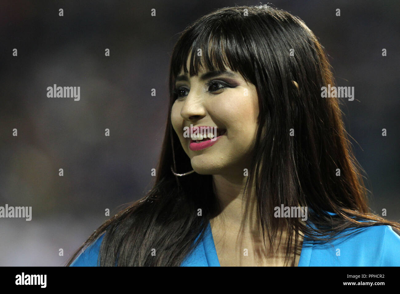 HERMOSILLO, Son. February 2, 2013. Cheerleaders during the game of the ...