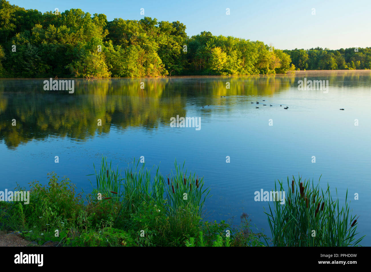 Batterson park pond state boat launch hi-res stock photography and ...