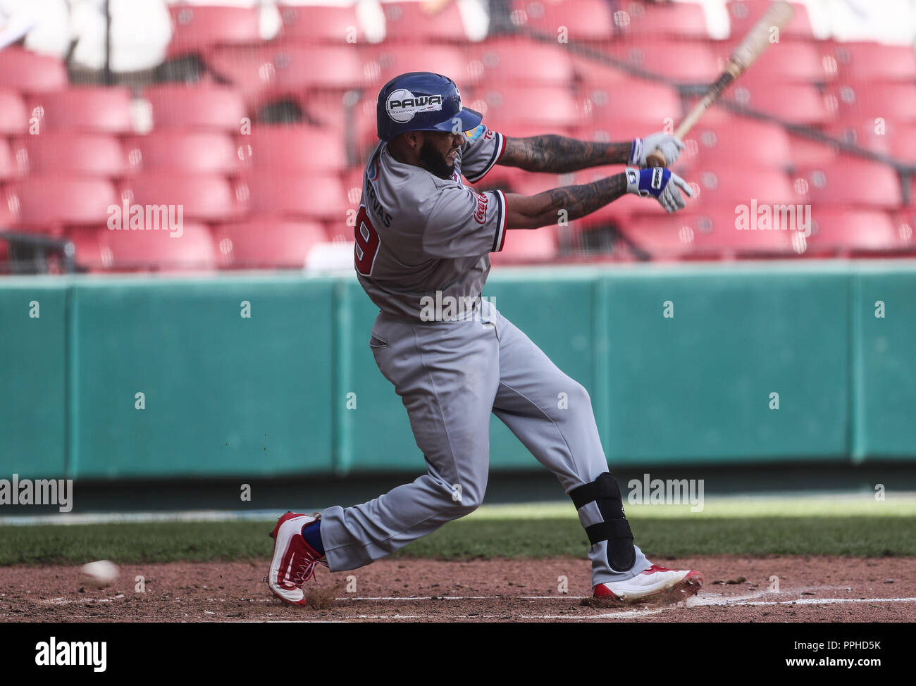 Ronny Rodriguez de Dominicana, durante el partido de beisbol de la ...