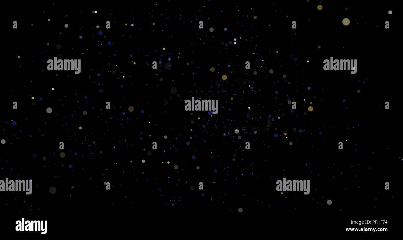 Flying dust particles on black hi-res stock photography and images - Alamy