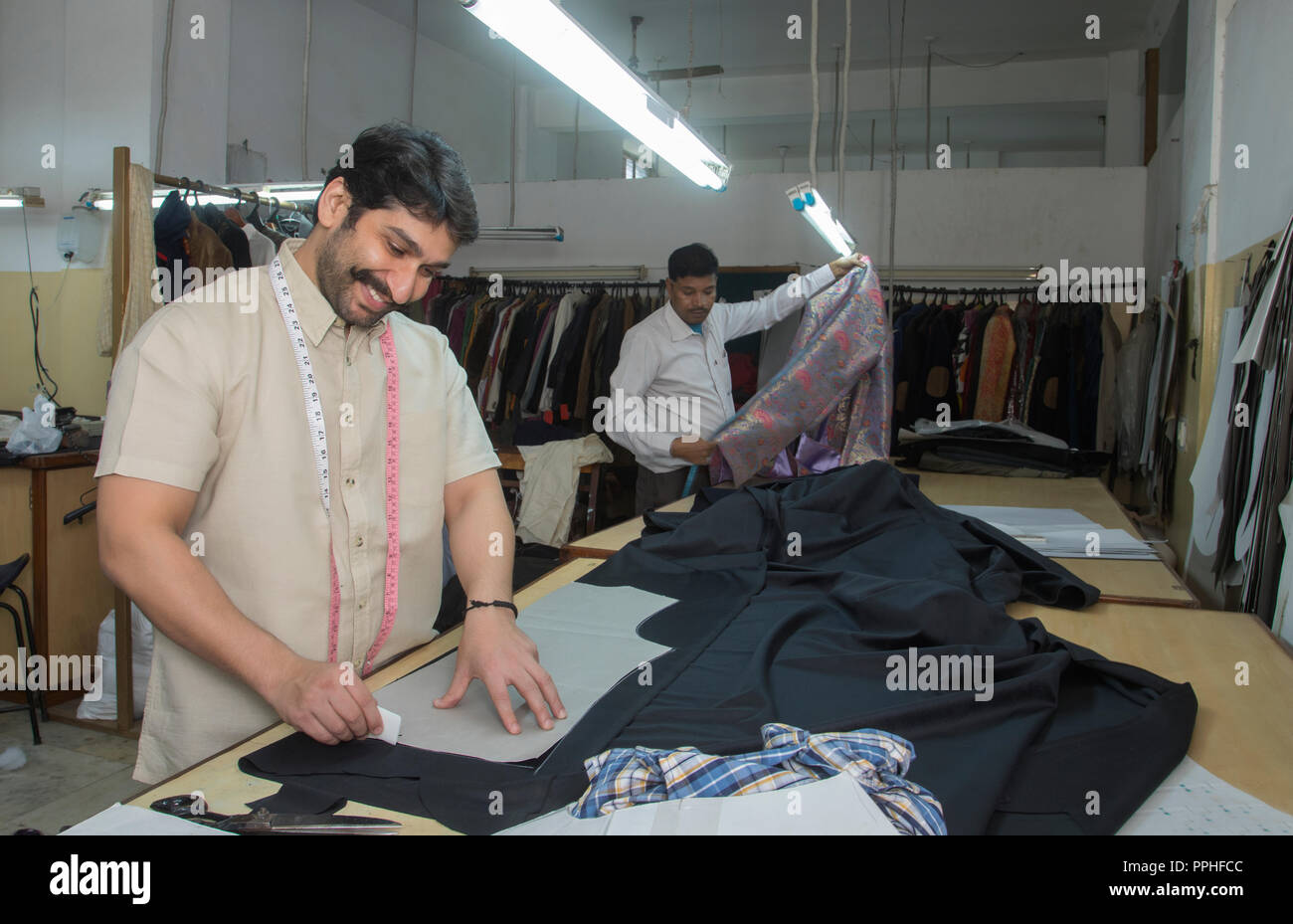 Indian tailor shop hi-res stock photography and images - Alamy