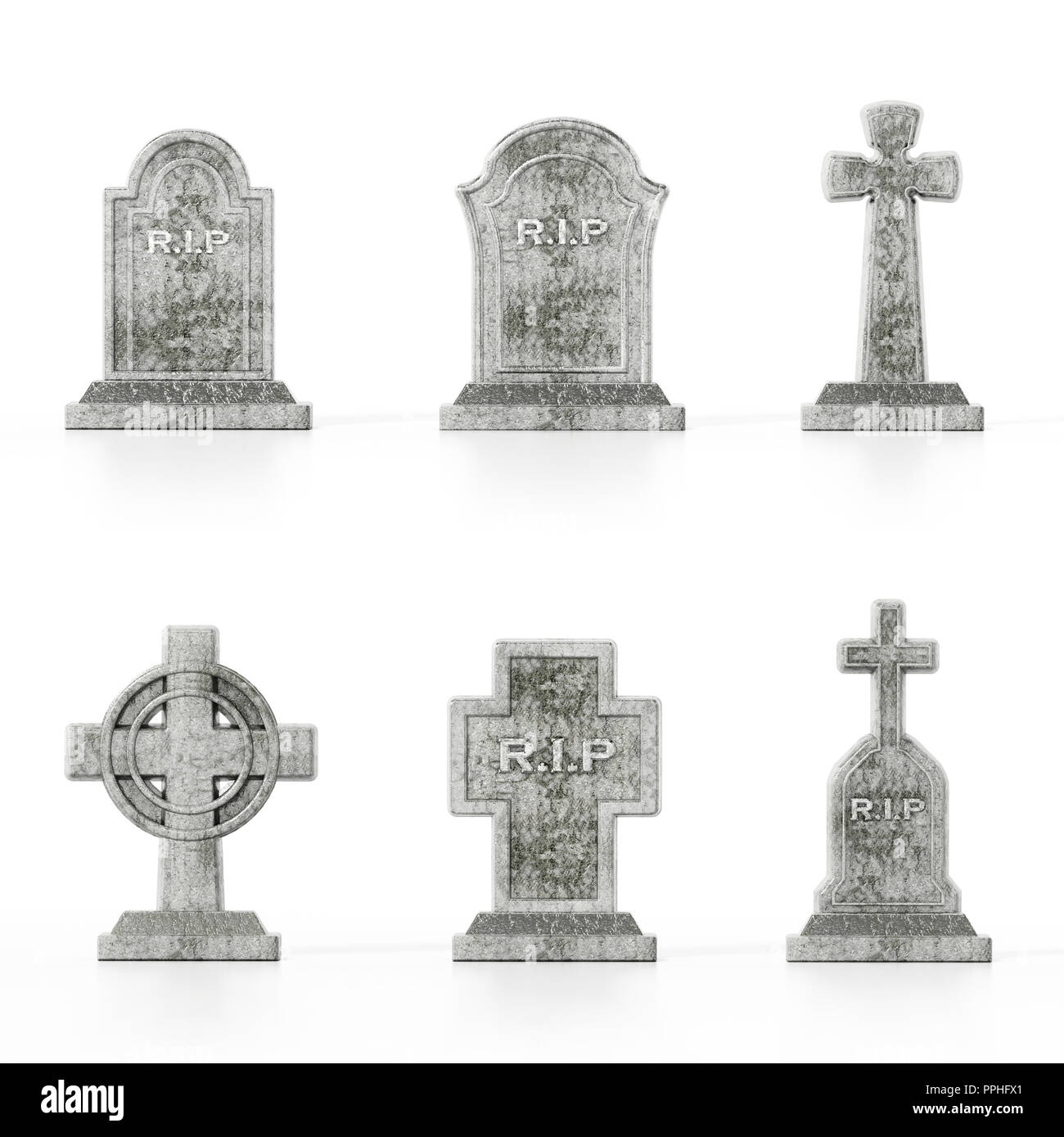 Blank old gravestone Cut Out Stock Images & Pictures - Alamy
