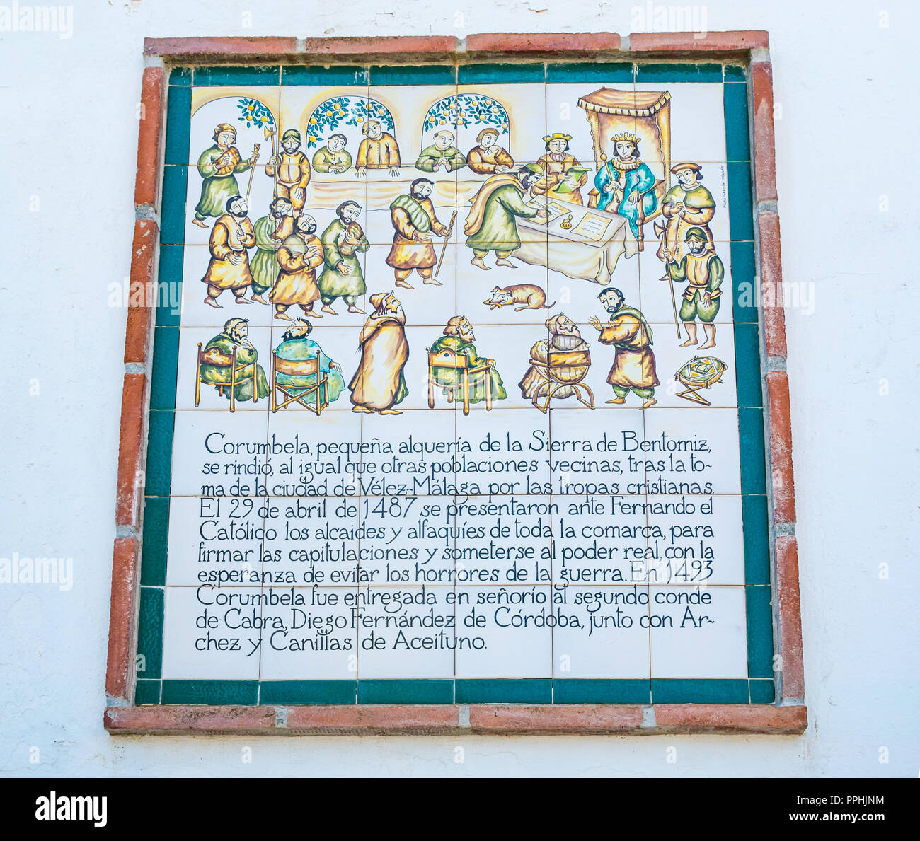 Ceramic wall tiles depicting farming scenes with local history ...