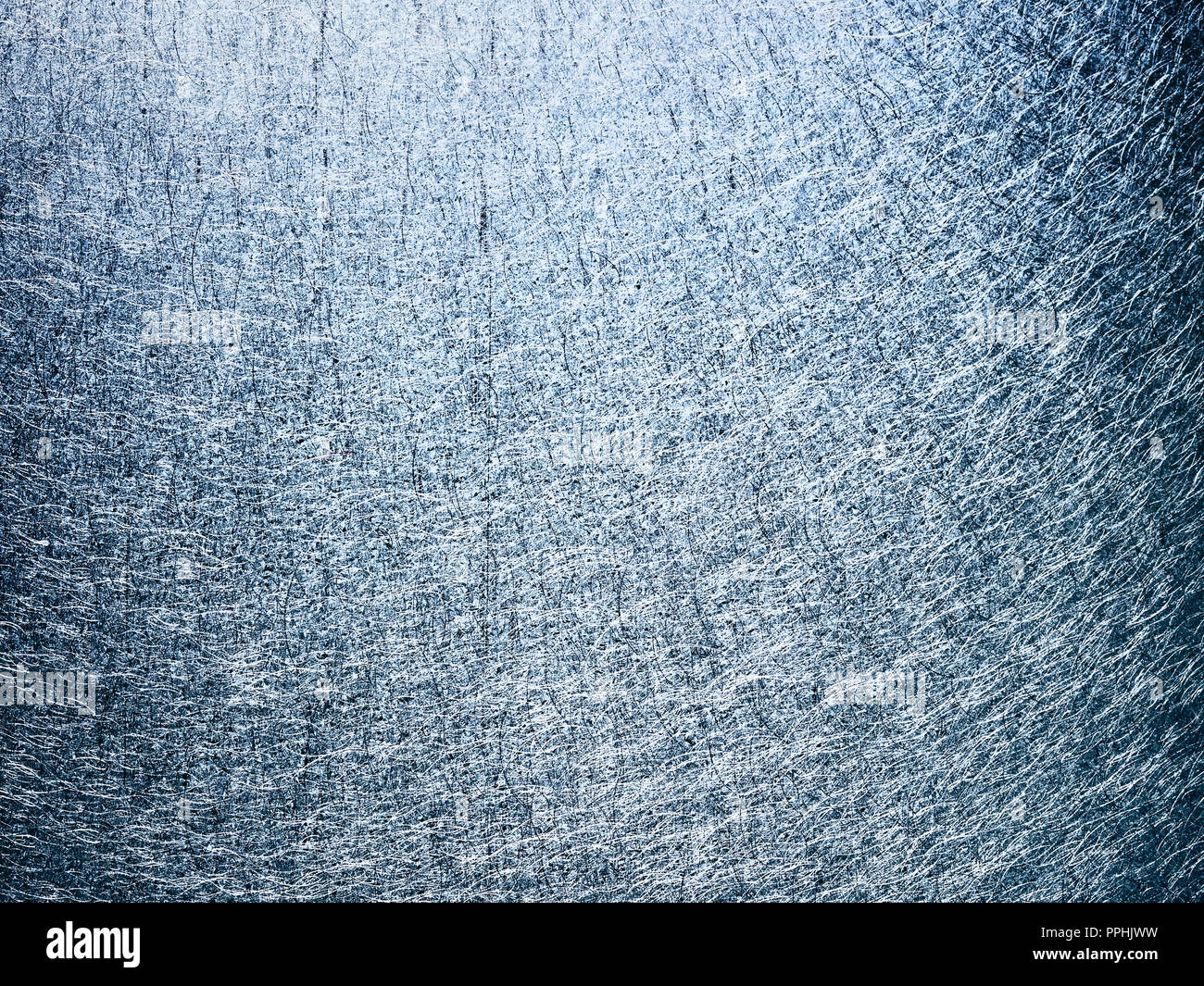 Scratched Blue Metal Texture