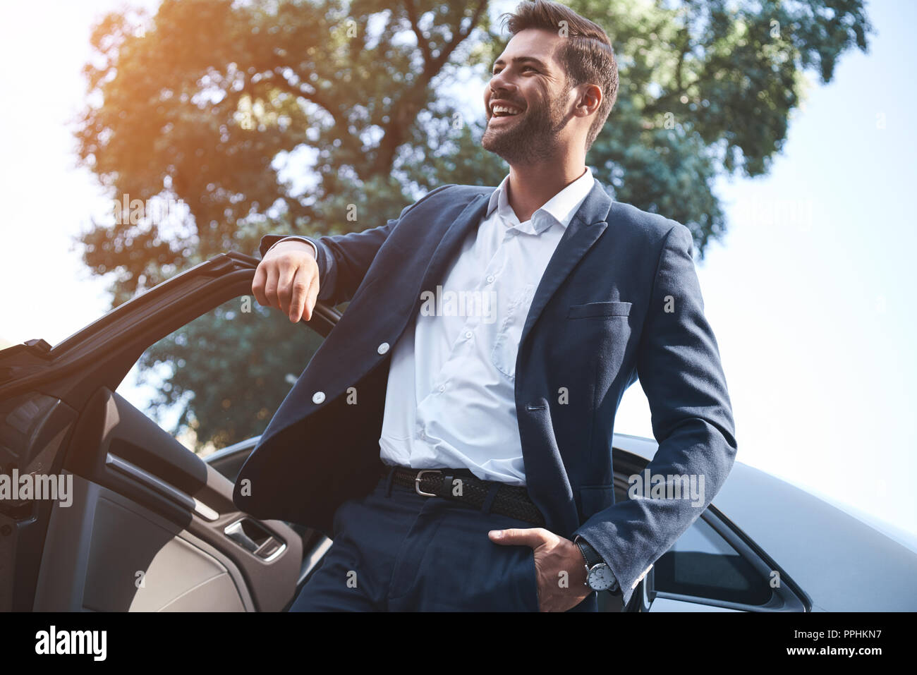 Wealthy Man With Car