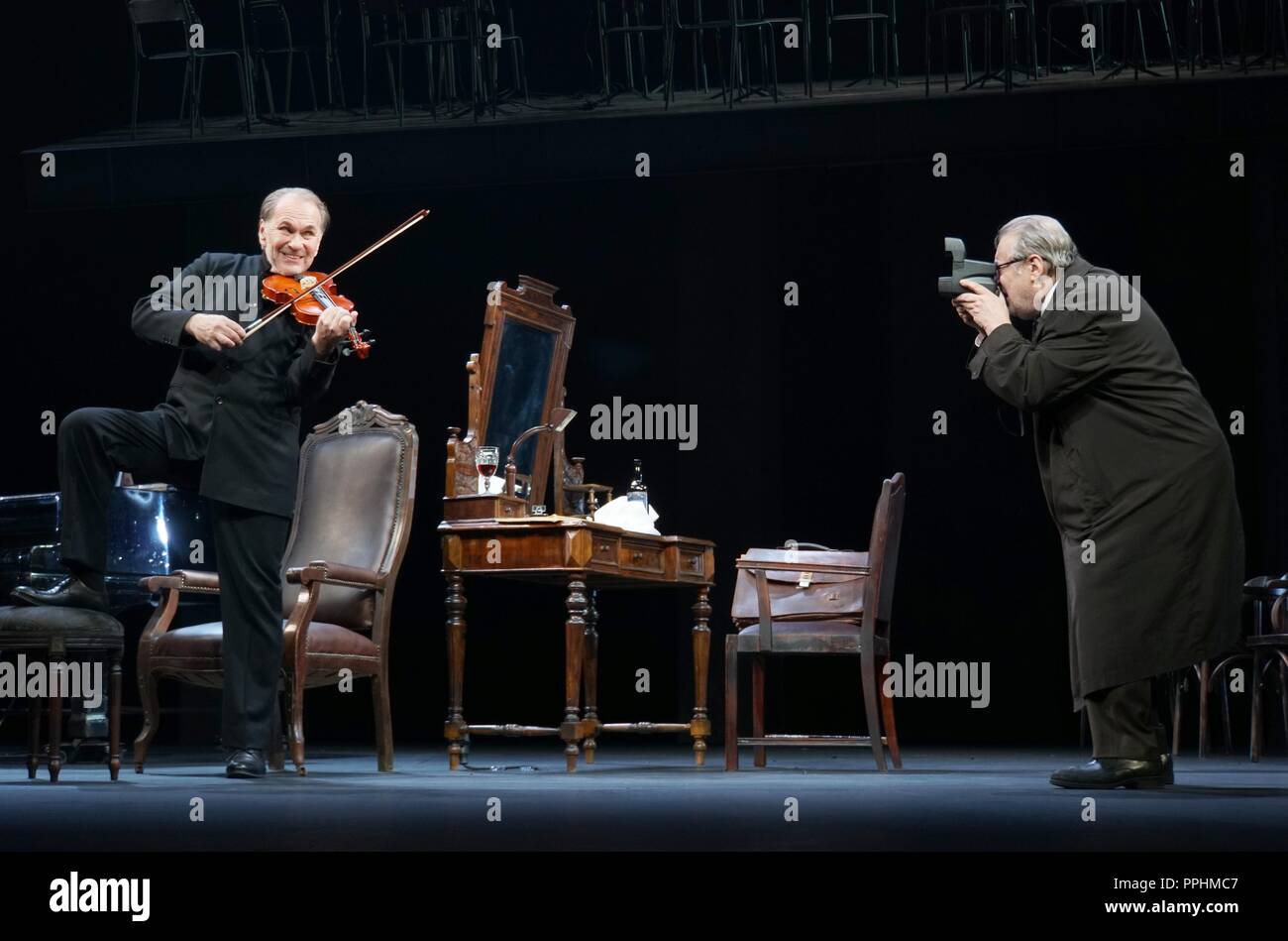 September 14, 2018. - Russia, Moscow. - The Vakhtangov Theatre ...