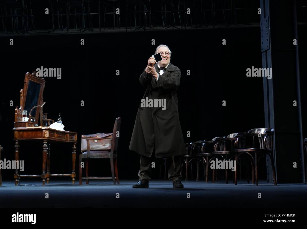 September 14, 2018. - Russia, Moscow. - The Vakhtangov Theatre ...