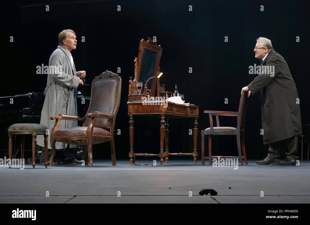 September 14, 2018. - Russia, Moscow. - The Vakhtangov Theatre ...