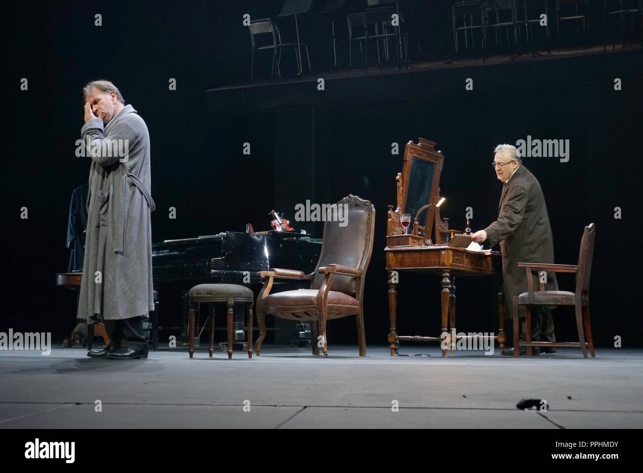 September 14, 2018. - Russia, Moscow. - The Vakhtangov Theatre ...