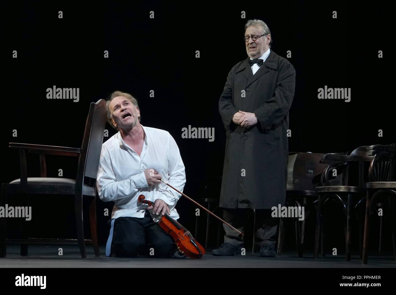 September 14, 2018. - Russia, Moscow. - The Vakhtangov Theatre ...