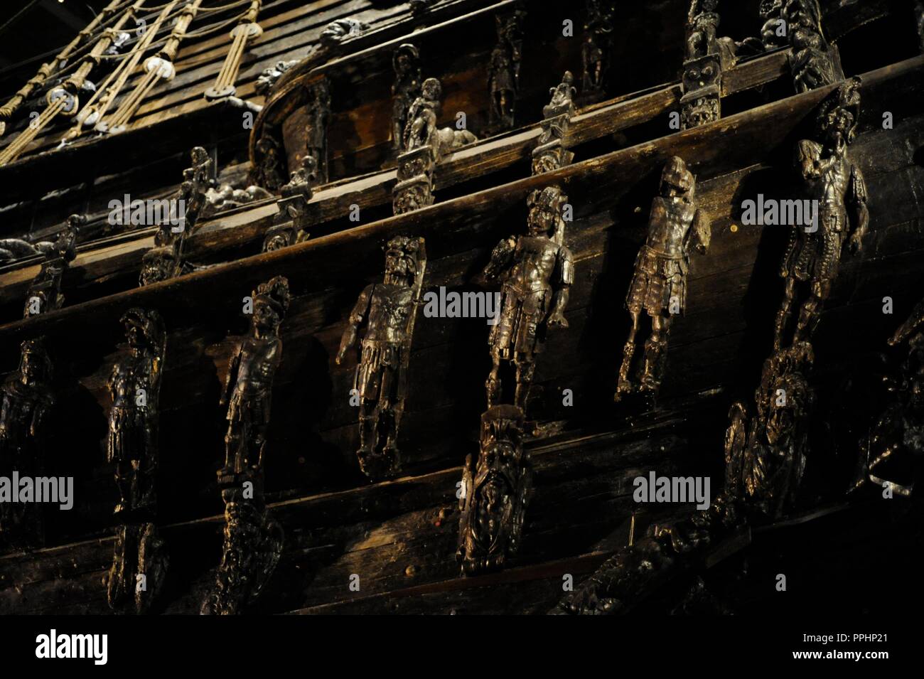 Warship Vasa. Built at 1626-1628 on the orders of the King of Sweden ...
