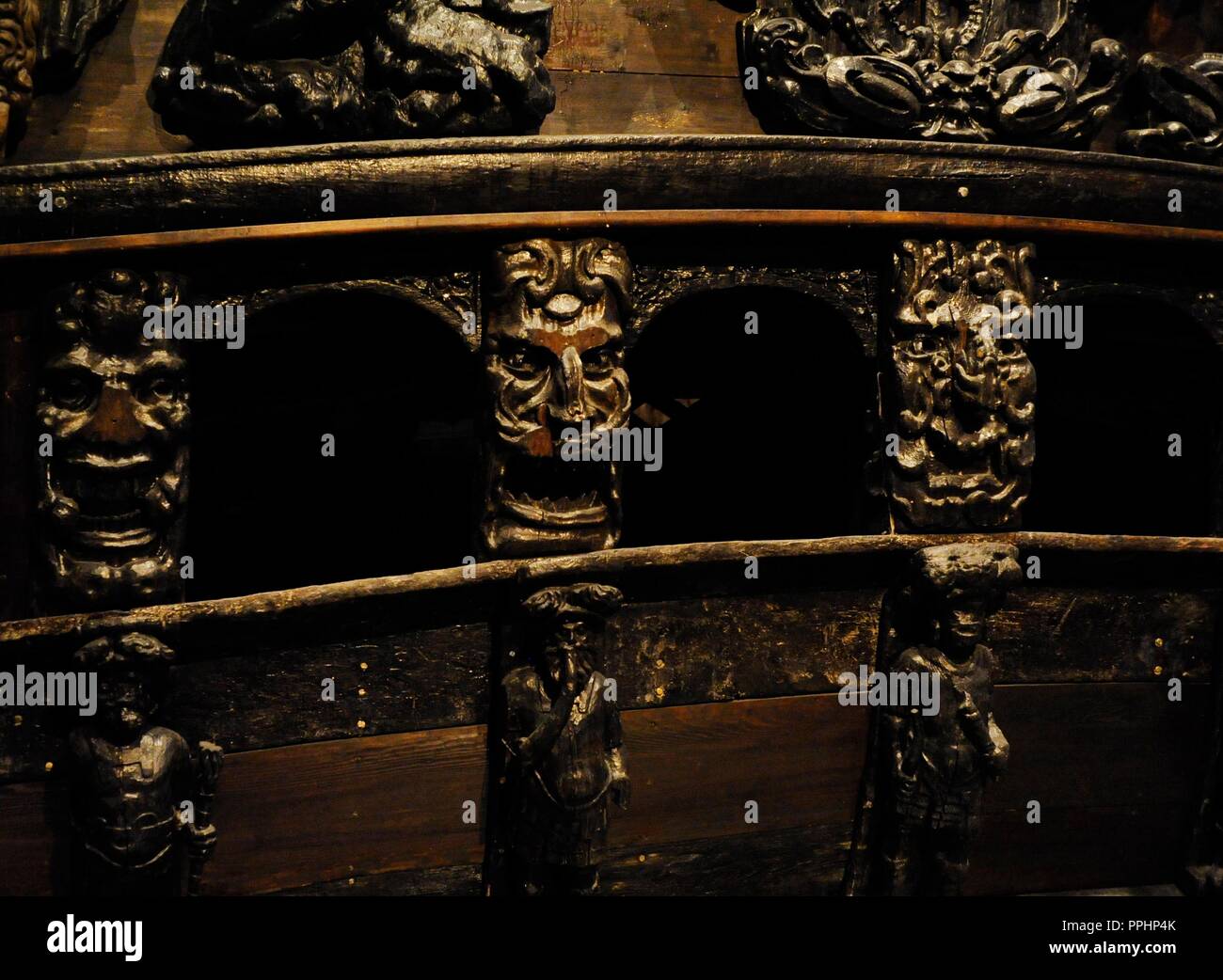 Warship Vasa. Built at 1626-1628 on the orders of the King of Sweden ...