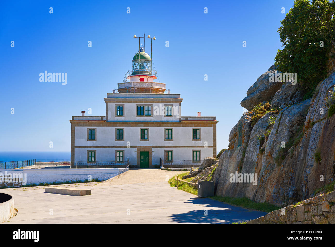 Lighthouse in cape finisterre hi-res stock photography and images - Alamy