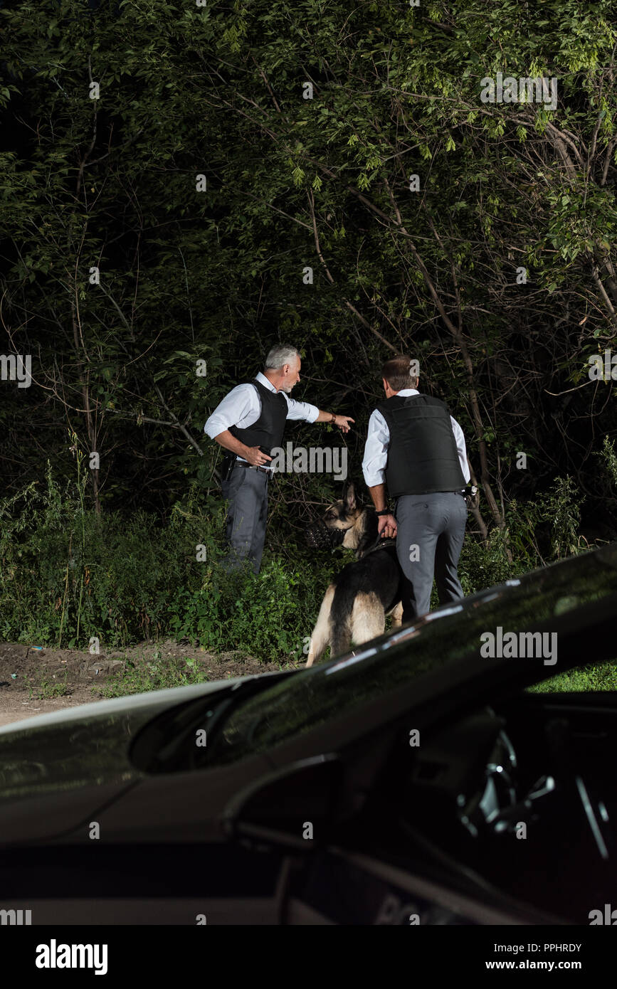 Male police officer pointing gun hi-res stock photography and images ...