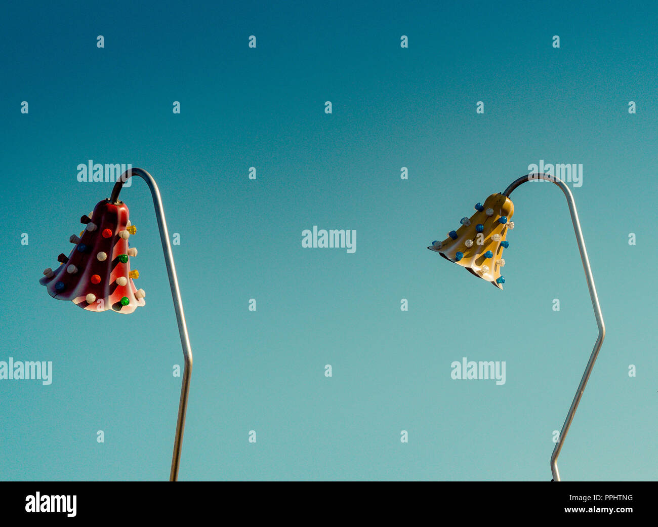 light bulbs are hanging on a fixed place Stock Photo - Alamy