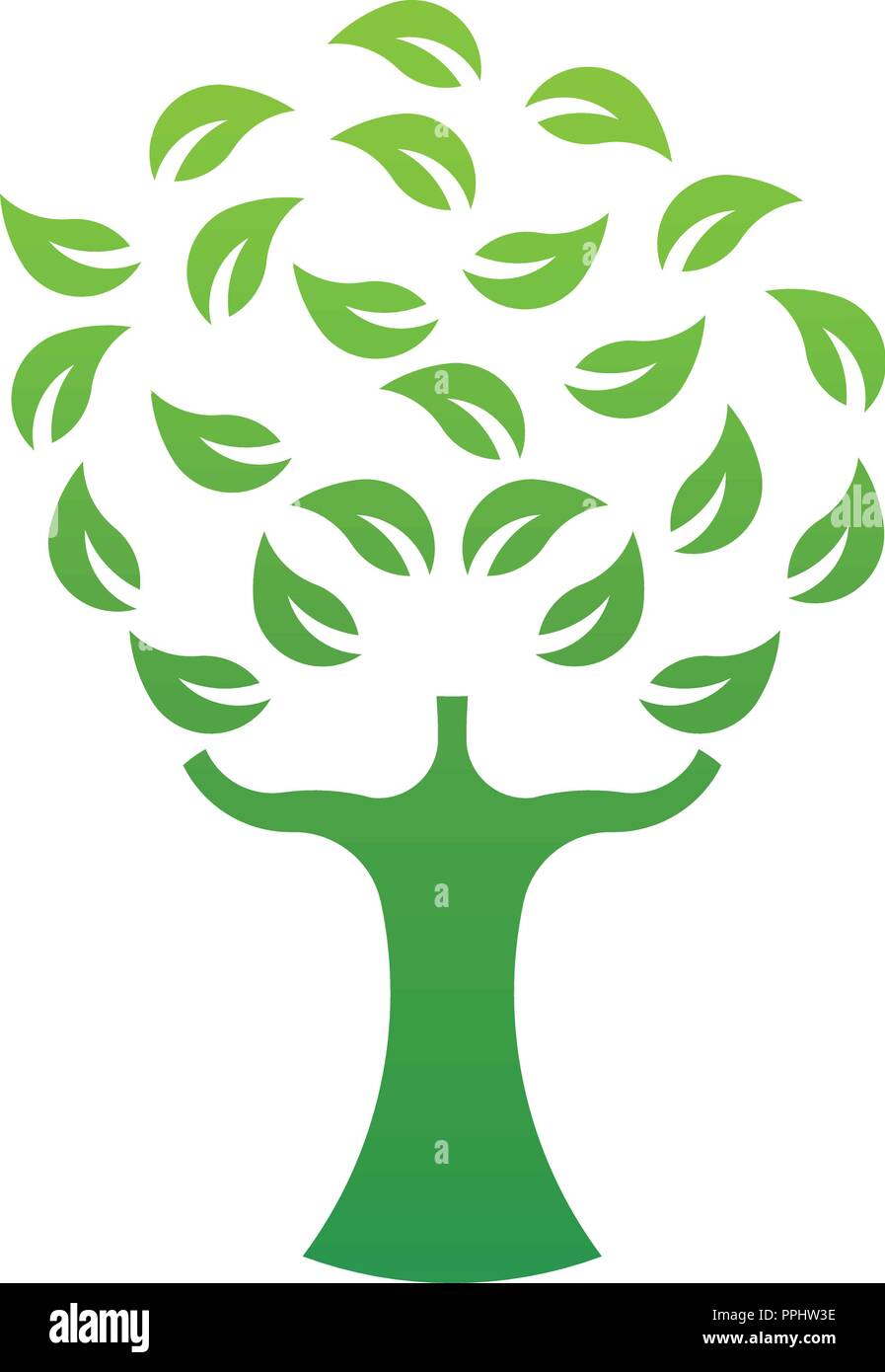 Green tree environmental, vector logo Stock Vector Image & Art - Alamy