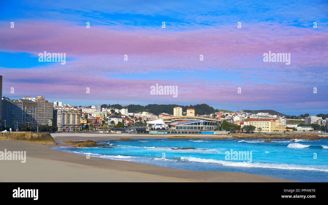 Riazor beach hi-res stock photography and images - Alamy