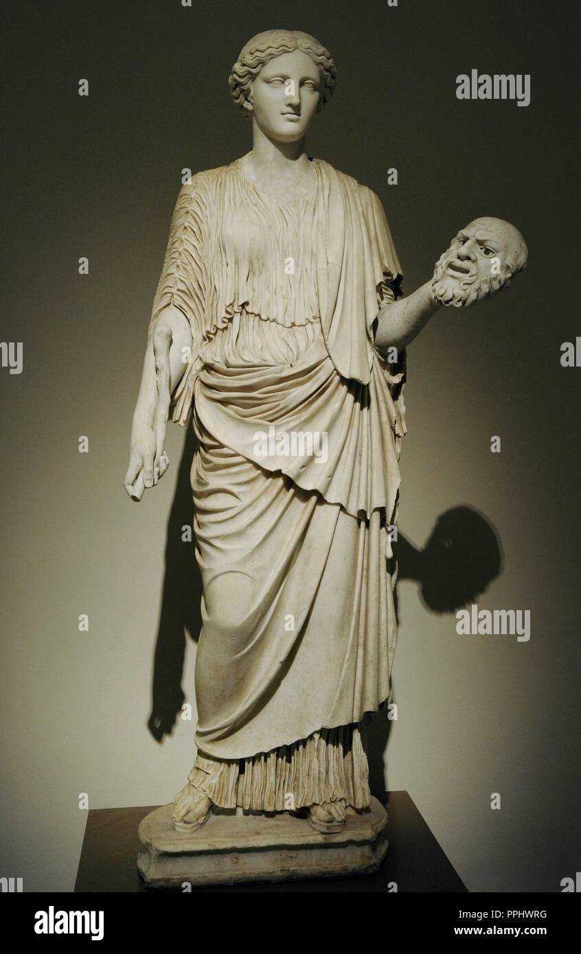 Female deity (kore of Eleusus type), restored as a Muse. Late 2nd ...