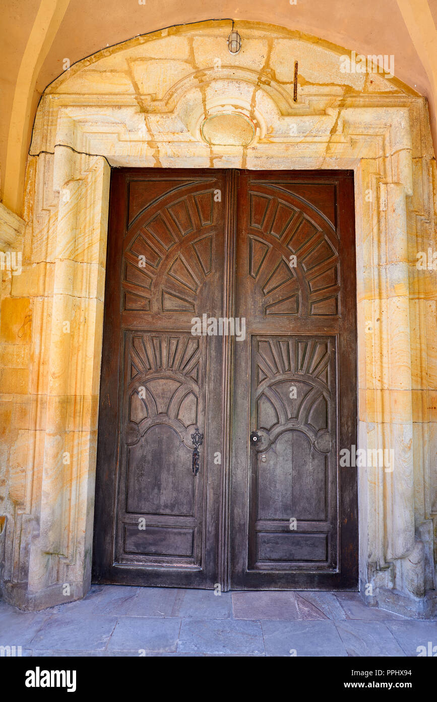 Lastres Colunga village in Asturias of Spain Stock Photo - Alamy