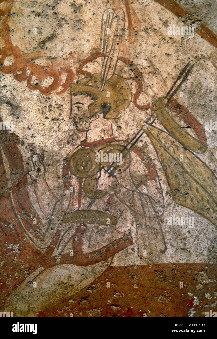 Magna Graecia. Tom slab. c. 370 BC. Fresc Greek style with italian ...