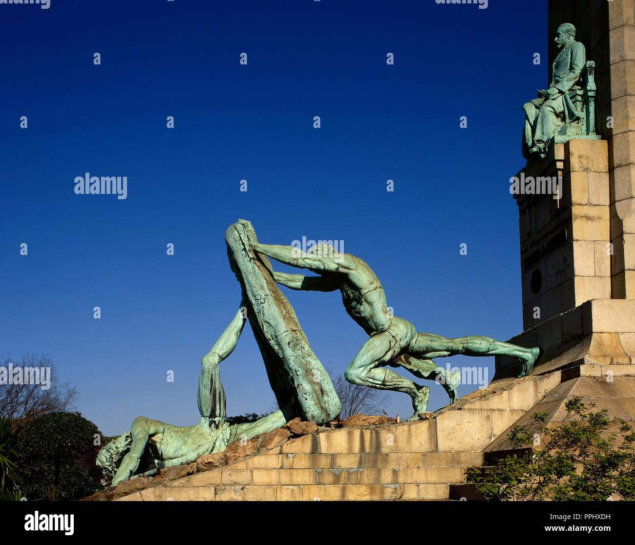 Monument of Spanish Engineer Evaristo Churruca (1841-1917). Inagurated ...
