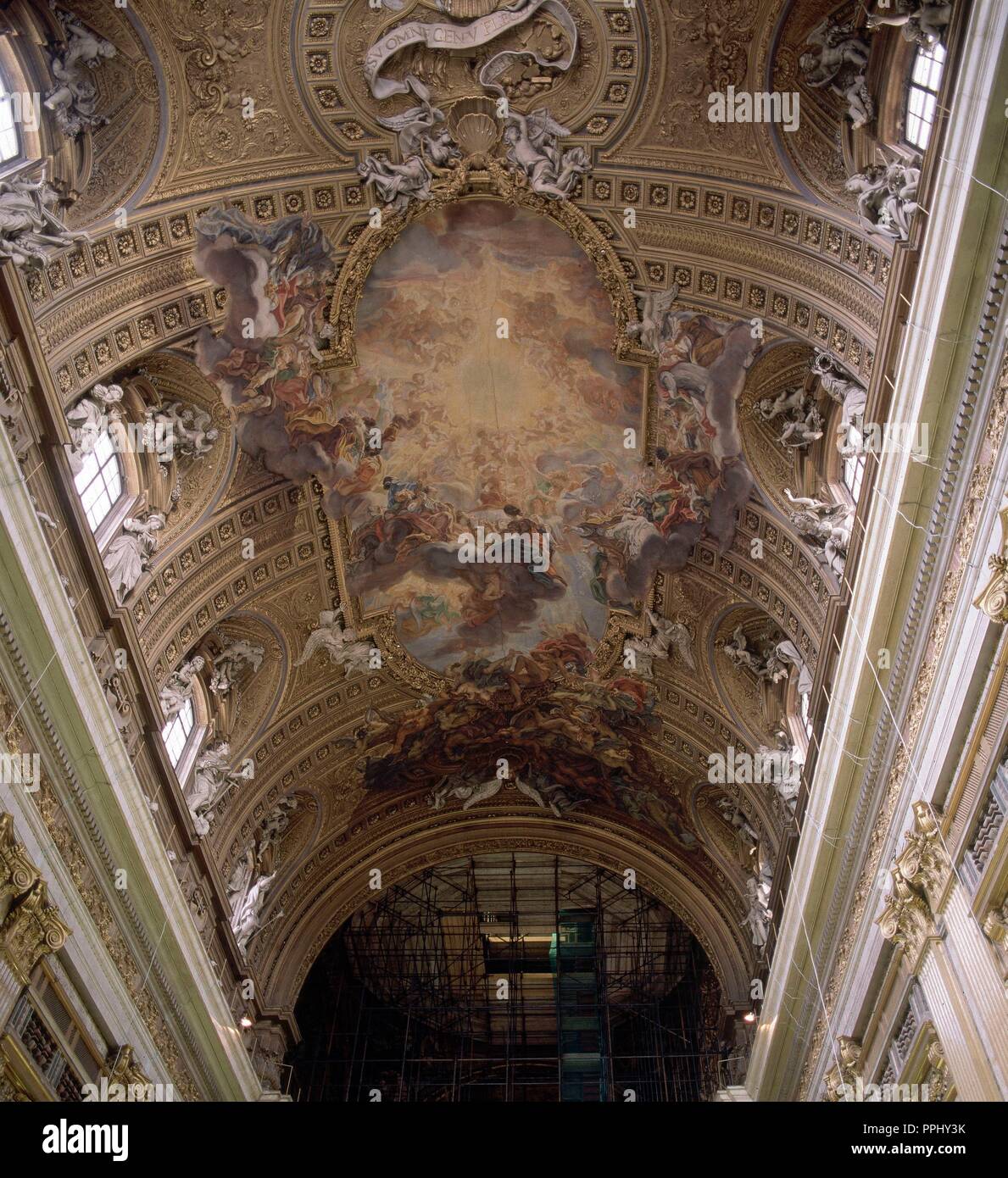 Iglesia Del Gesu Roma Techo De La Iglesia IL GESÚ | Fresco De La