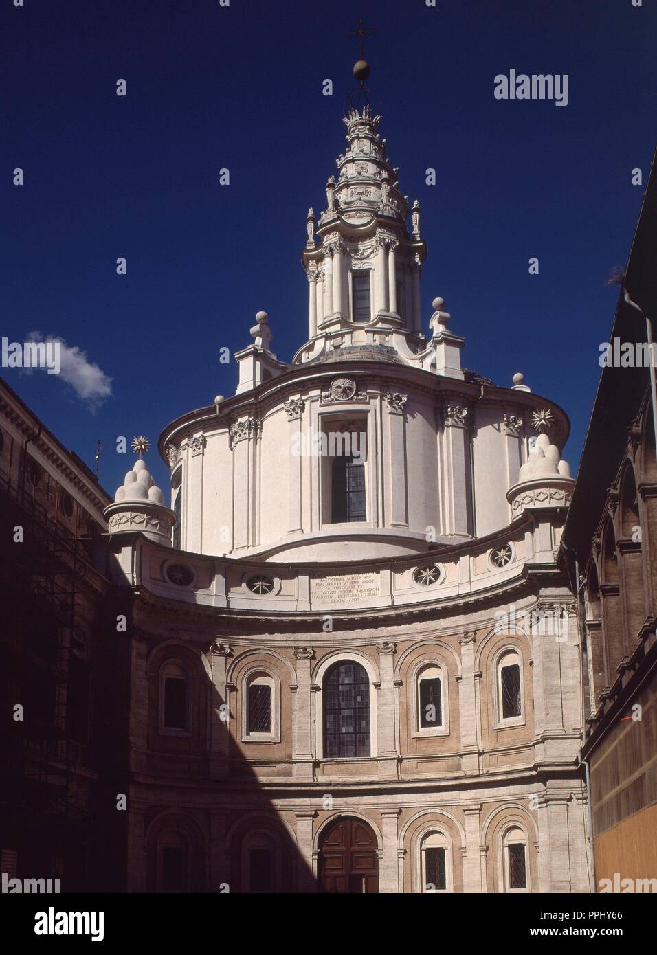 FACHADA PRINCIPAL DE LA IGLESIA DE SAN IVO - 1643/1660. Author ...