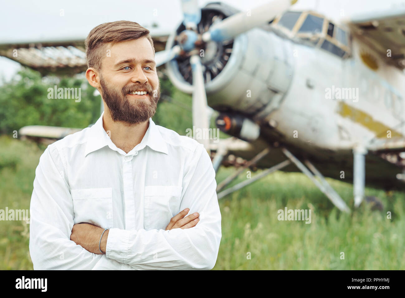 Old fashioned plane cabin hi-res stock photography and images - Alamy