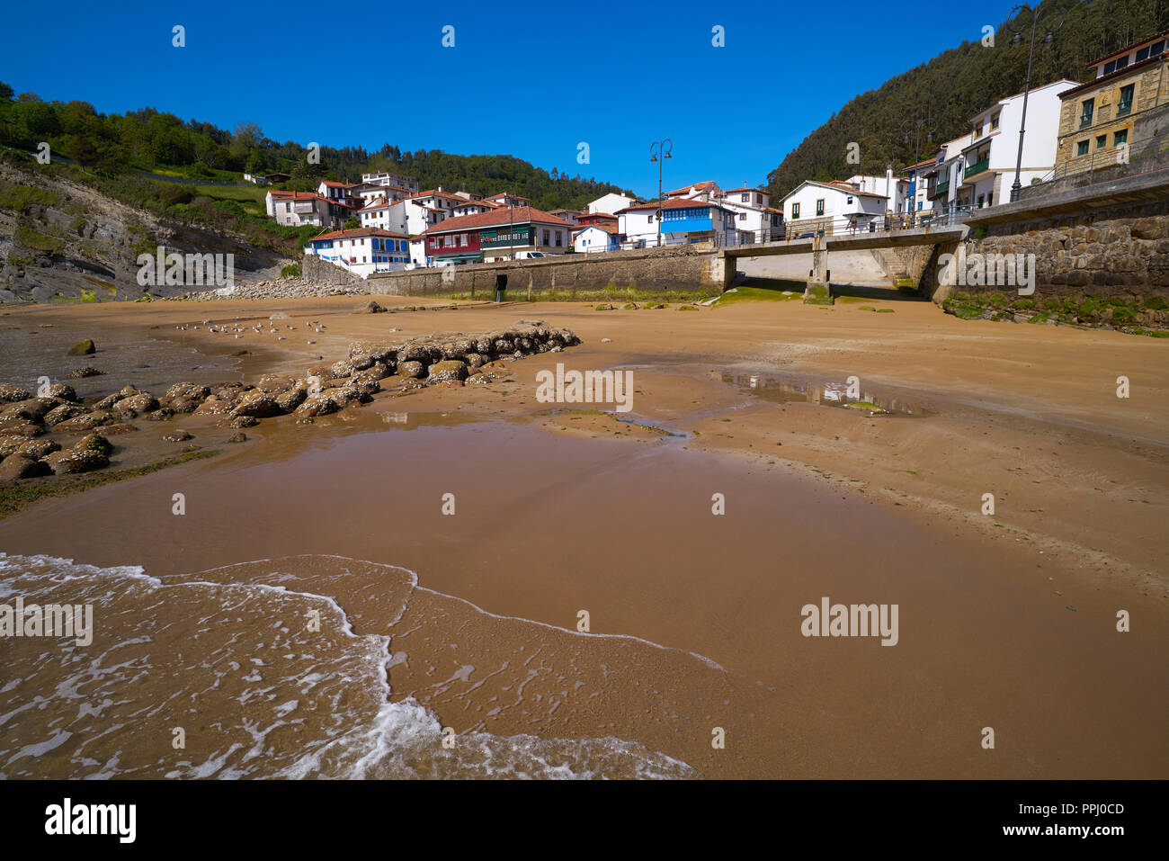 Tazones beach and village hi-res stock photography and images - Alamy