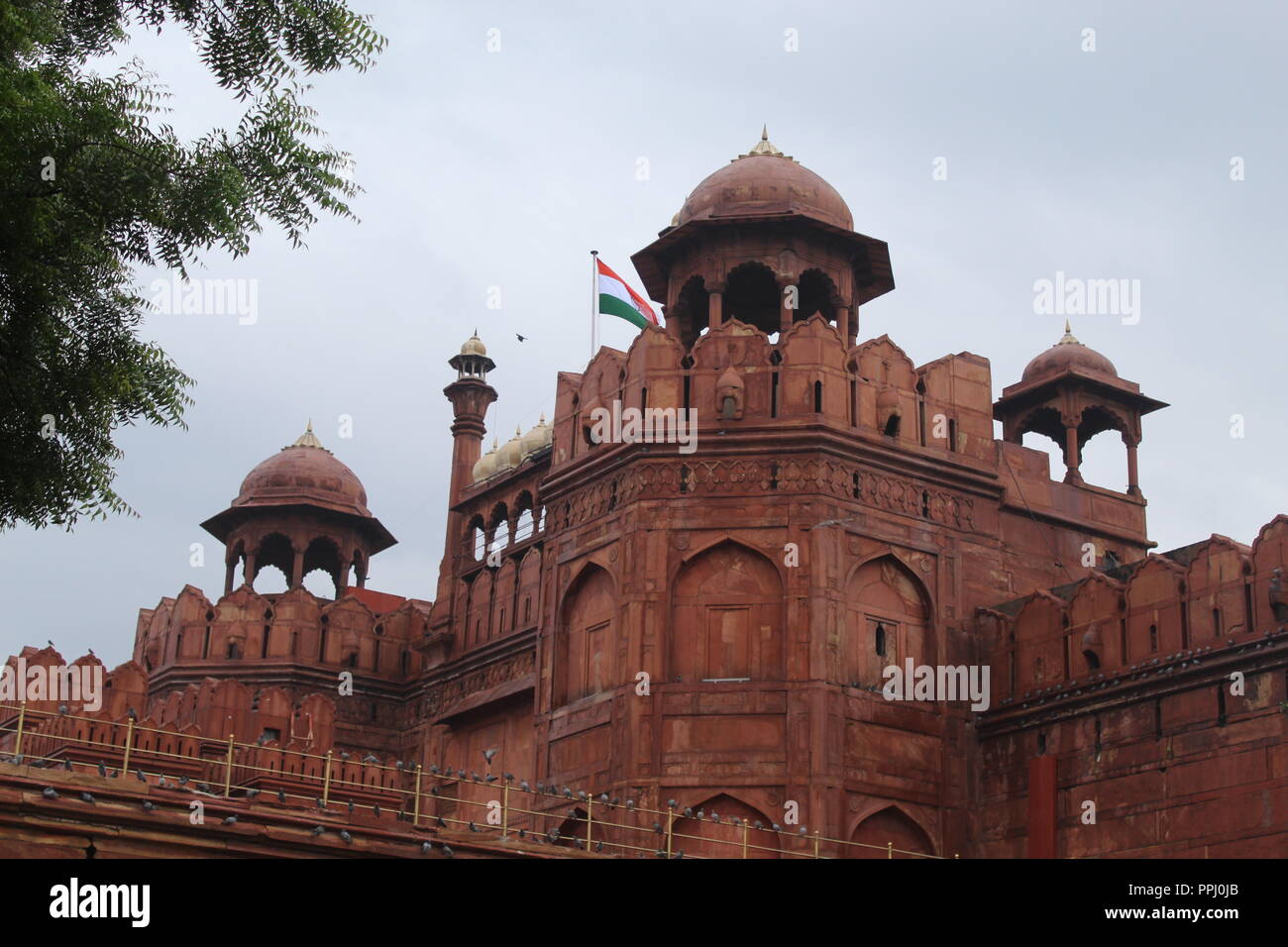 The red Fort Stock Photo - Alamy